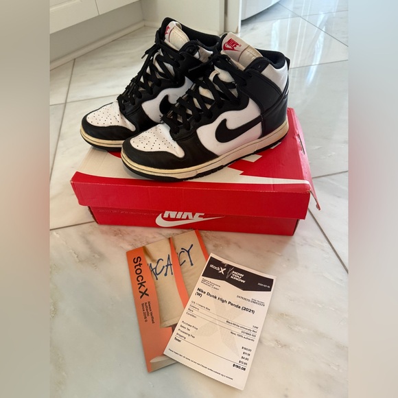 Nike | Shoes | Nike Dunk High Pandas 22 Womens | Poshmark